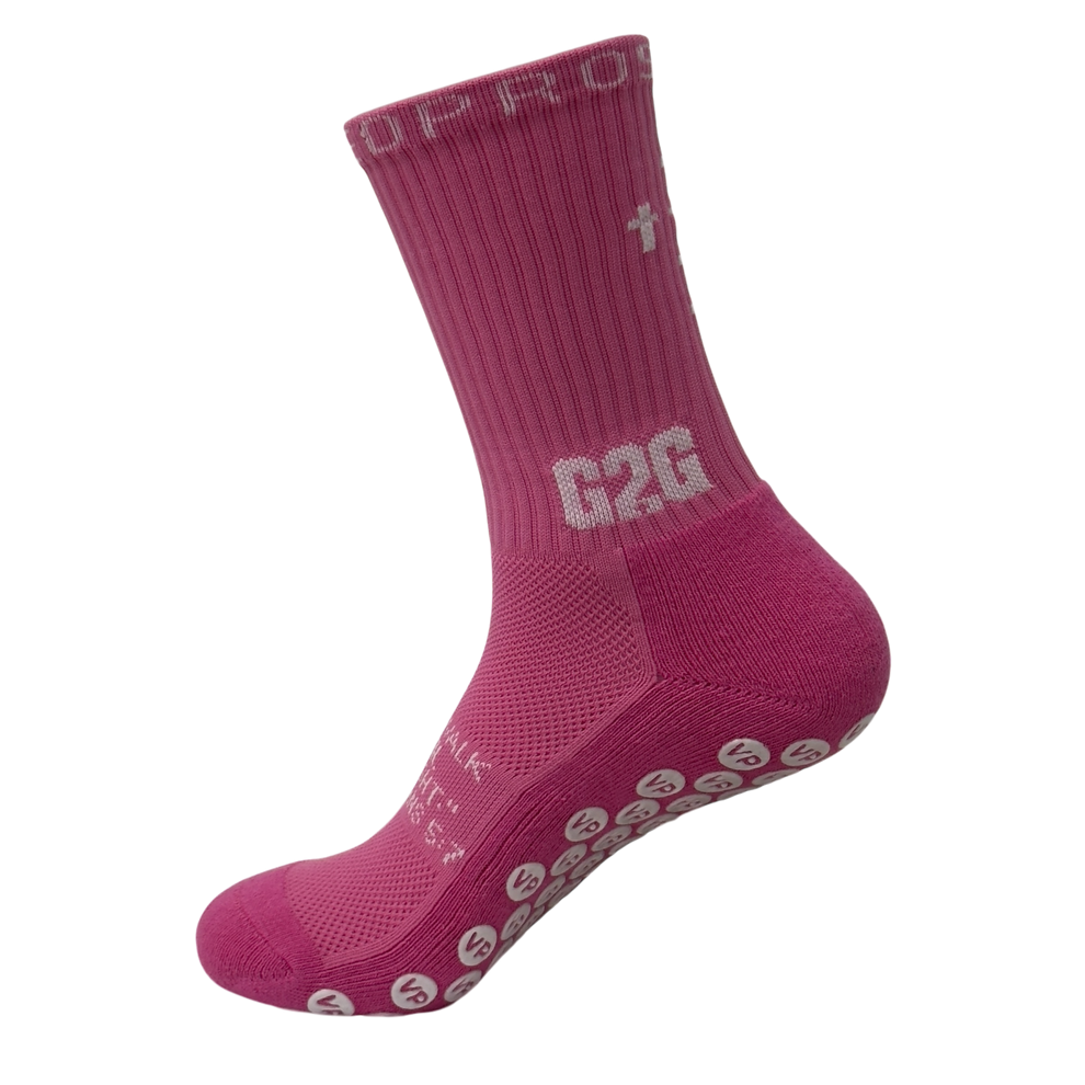 Pink G2G Grip Socks – Vaulted Pros